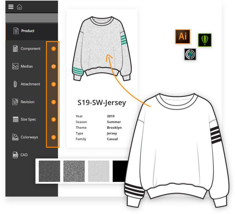 Fashion PLM - product lifecycle management with C-DESIGN PLM
